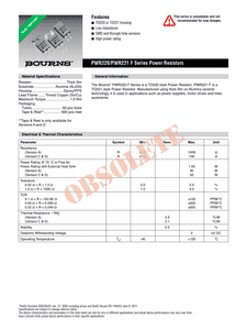 PWR220-2FA33R0F datasheet, PDF - EEWORLD Datasheet