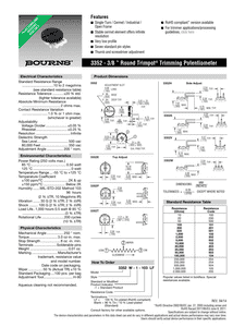 3352T-1-104LF datasheet, PDF - EEWORLD Datasheet