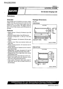 LC74763 datasheet, PDF - EEWORLD Datasheet