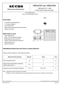 SMA4760 datasheet, PDF - EEWORLD Datasheet