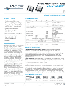 VI-RAM-C1 datasheet, PDF - EEWORLD Datasheet